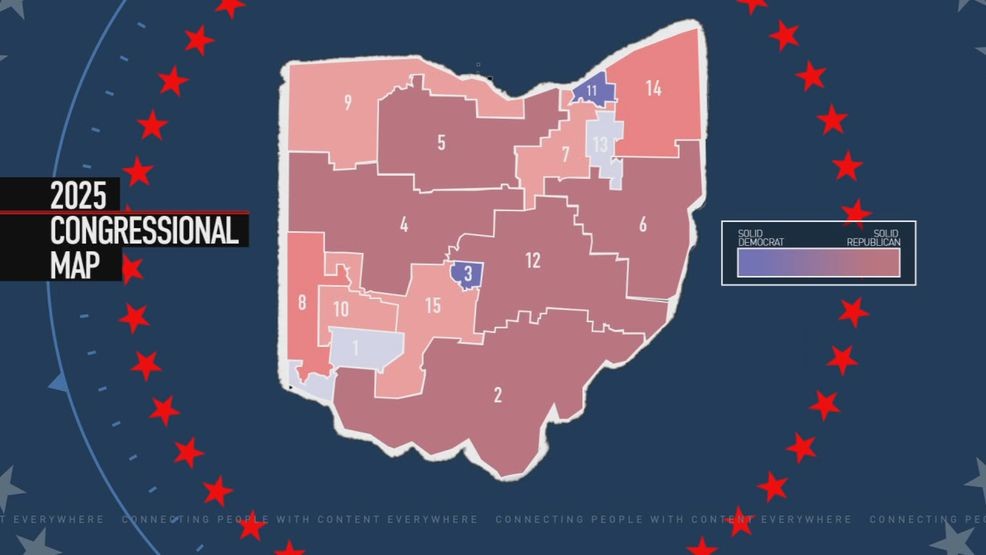 Ohio lawmakers approve new congressional district map