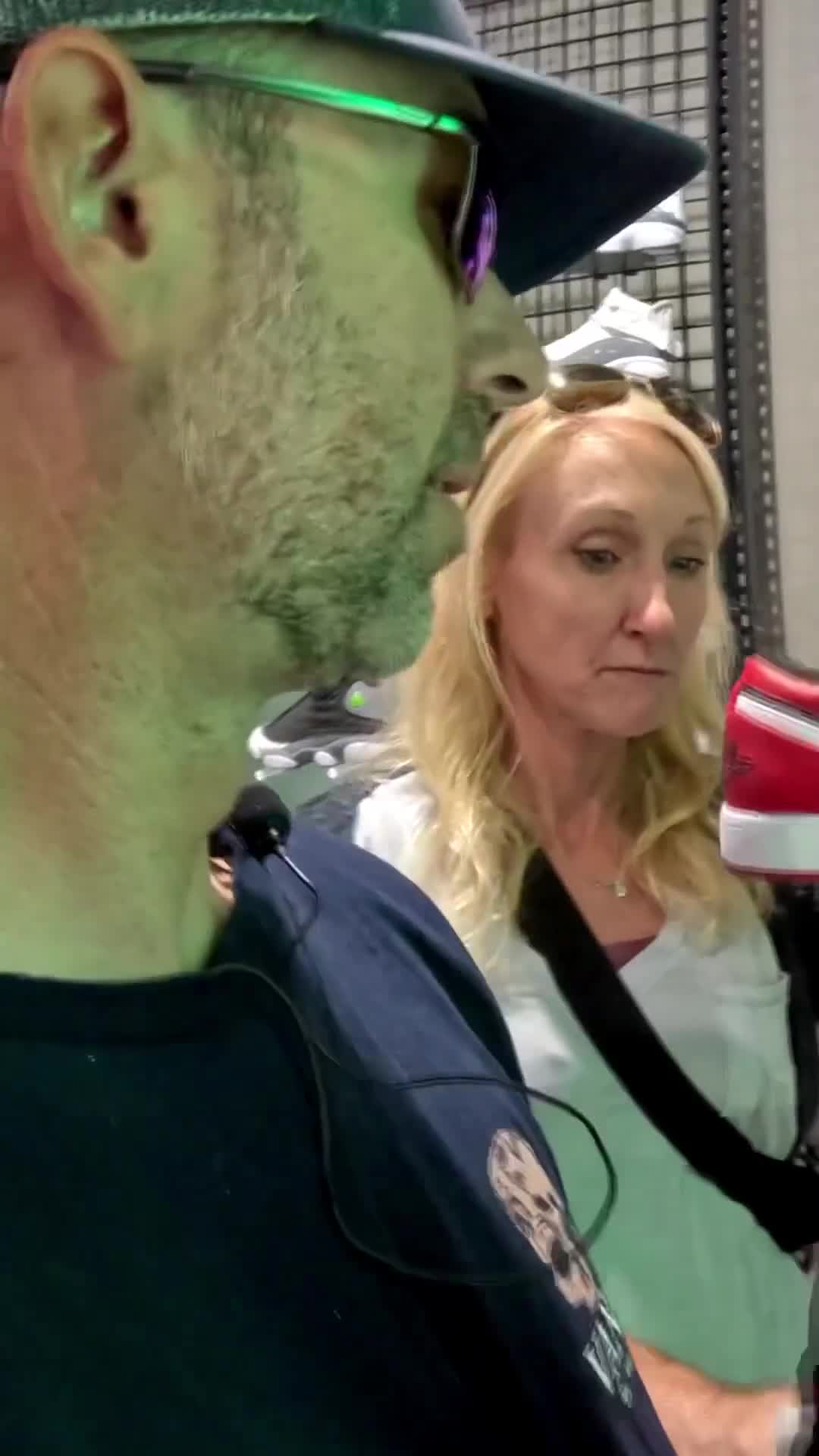 Screaming babies make me fall over