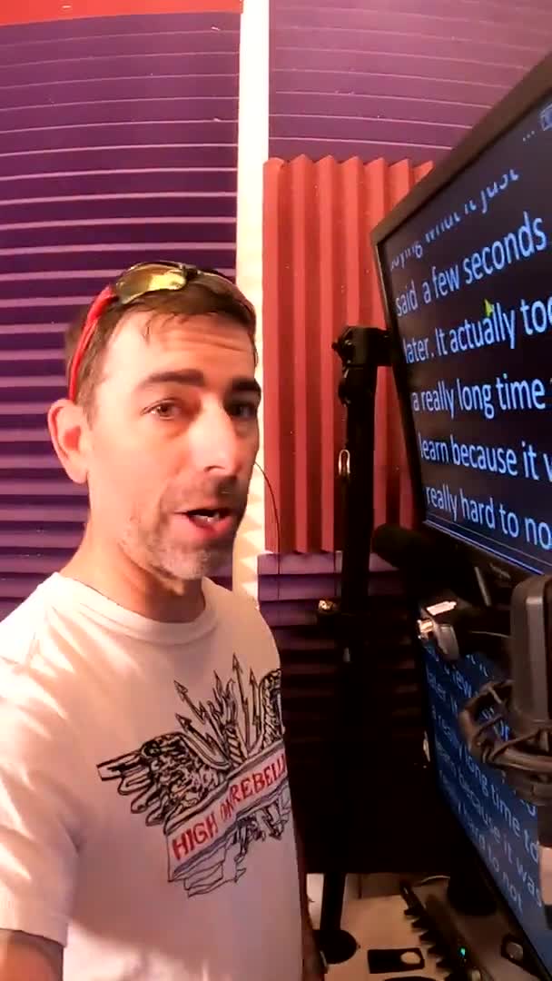 How a blind voice actor reads #shorts