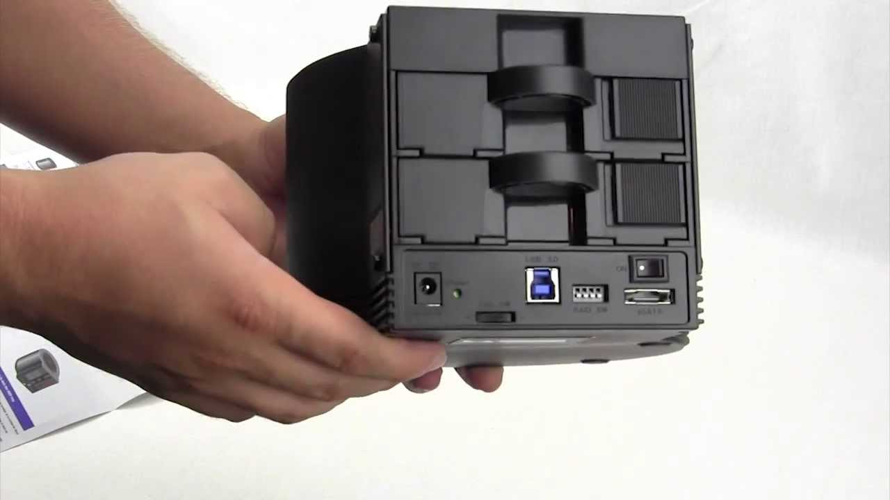 Vantec NexStar HX2R hard drive enclosure unboxing & overview