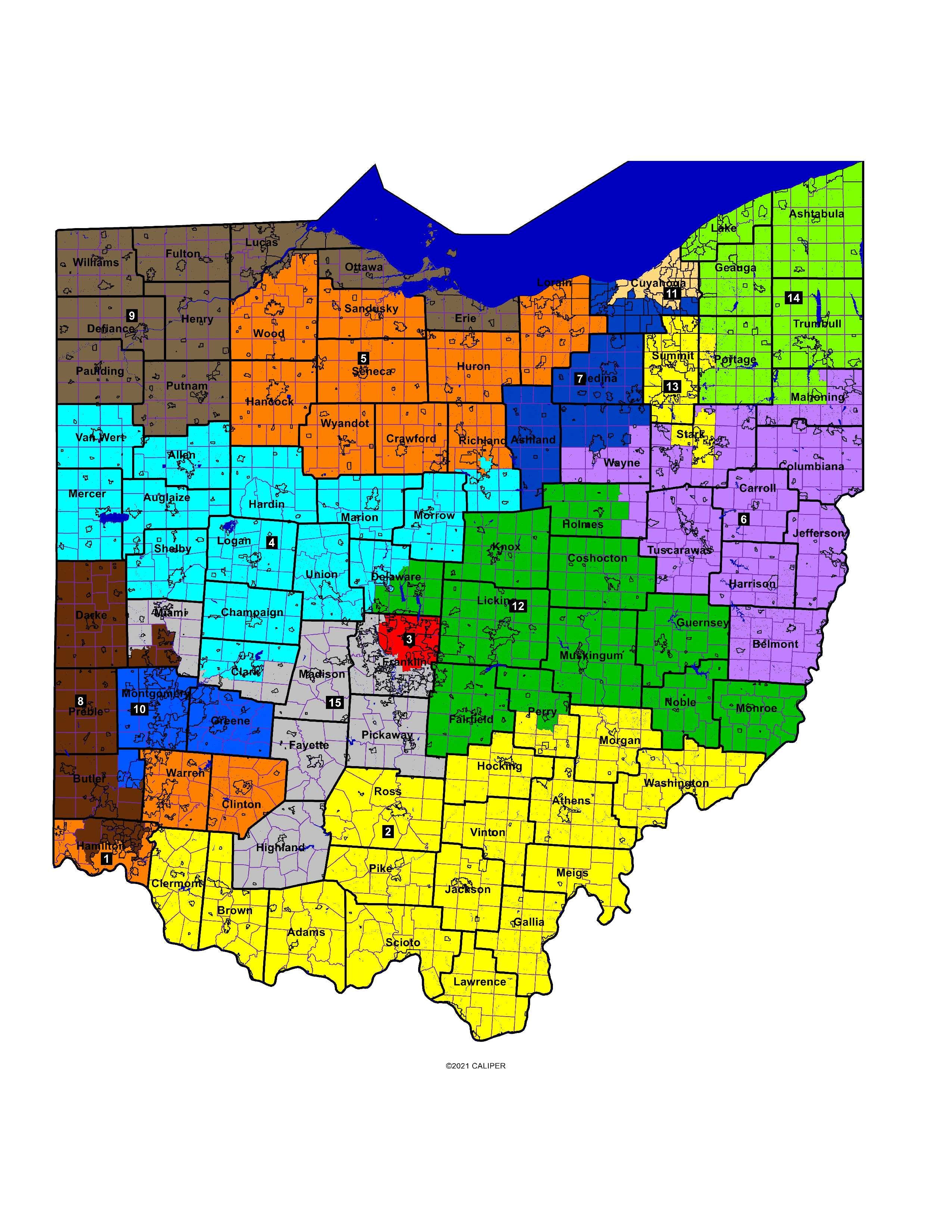 Ohio approves new congressional map to be used through 2030 election in ...