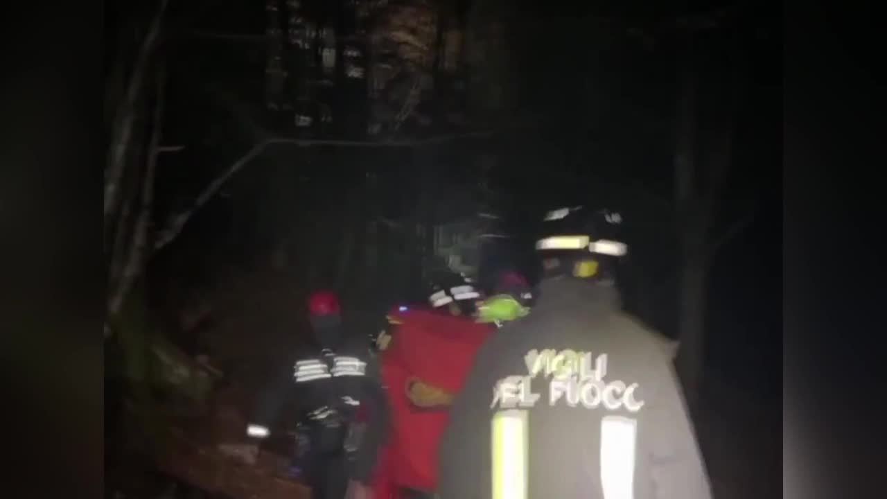 Hang glider pilot stuck in 100ft tall tree rescued in Italy