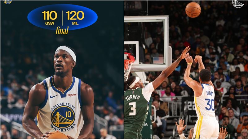 NBA／巴特勒20+10、柯瑞27分做白工 公鹿缺「字母哥」仍擊退勇士