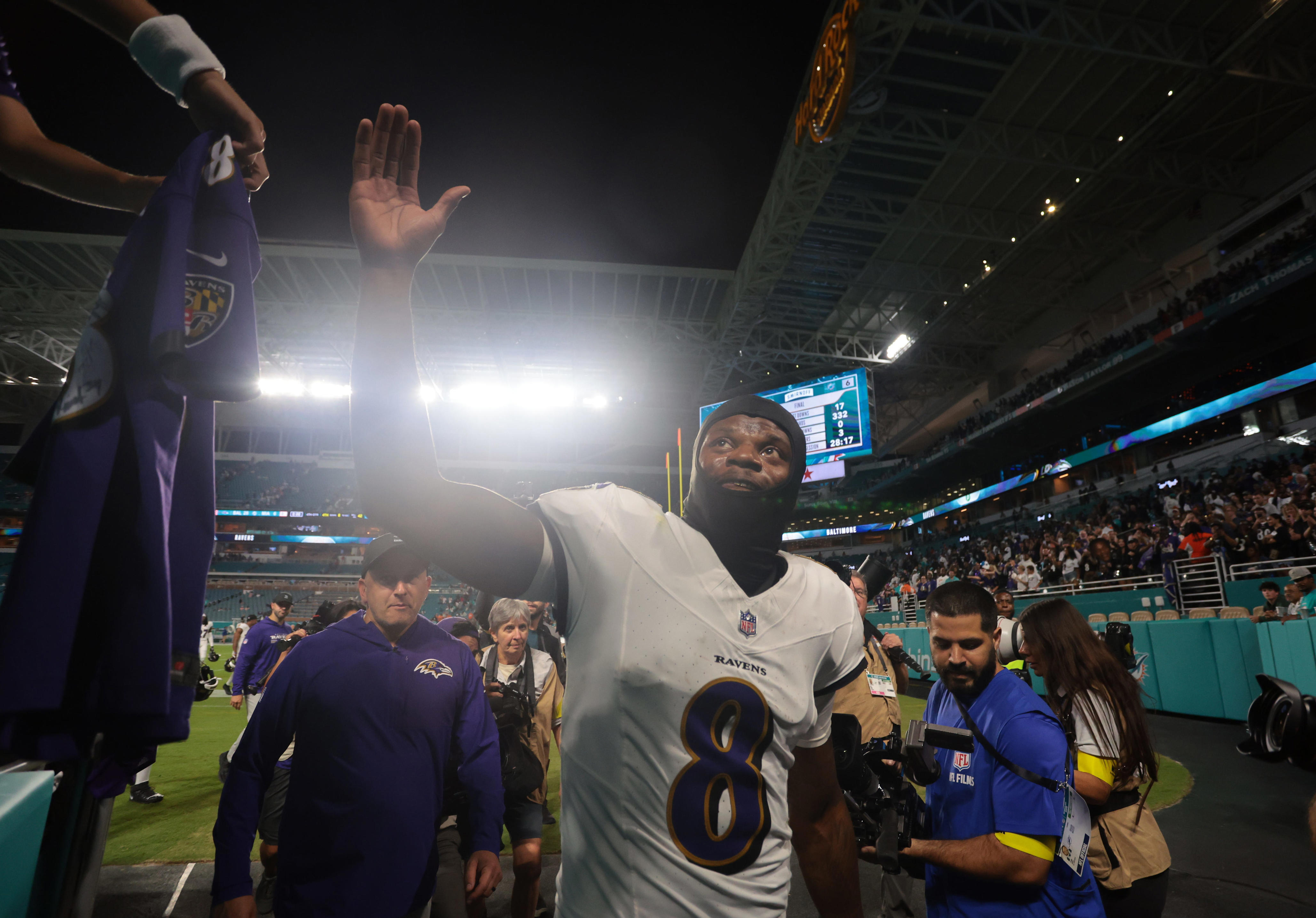 Lamar Jackson, with 4 TDs at Miami Dolphins, 'felt like I couldn't lose ...