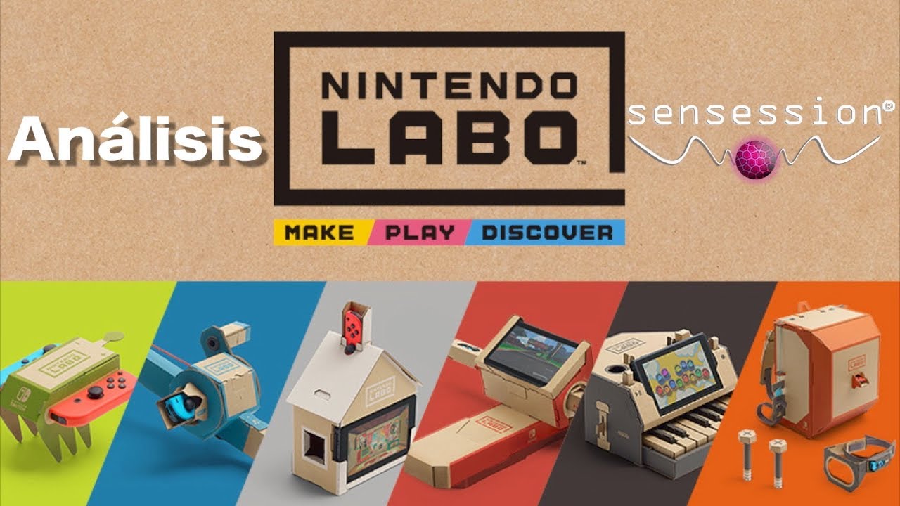 Nintendo Labo + Kit Variado + Kit Robot Análisis Sensession