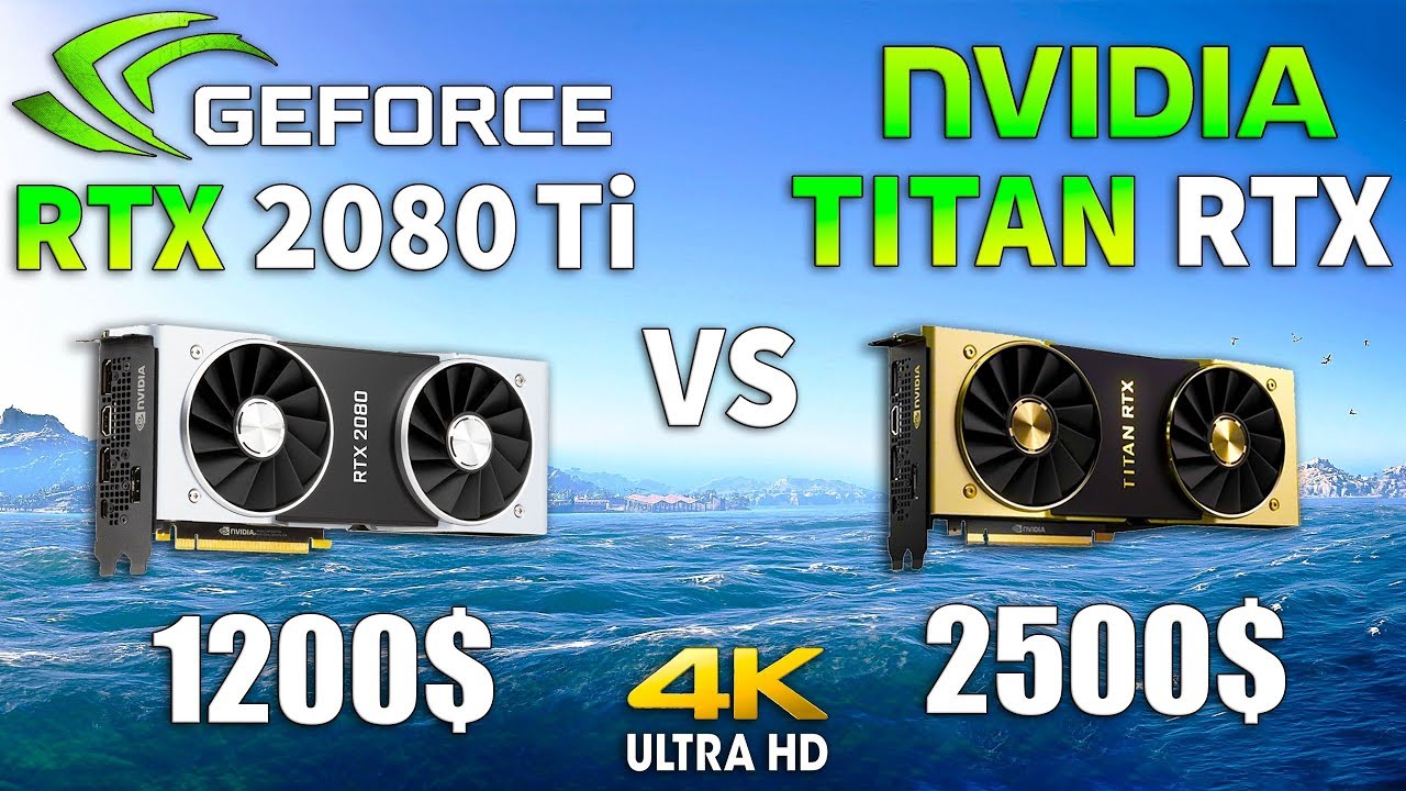 TITAN RTX vs RTX 2080 Ti Test in 8 Games 4K (i9 9900k)