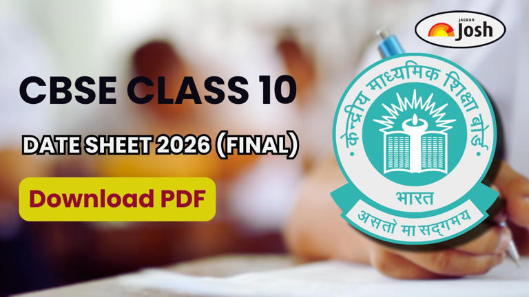 CBSE class 10 date sheet 2026 (final): Download PDF, exam dates ...