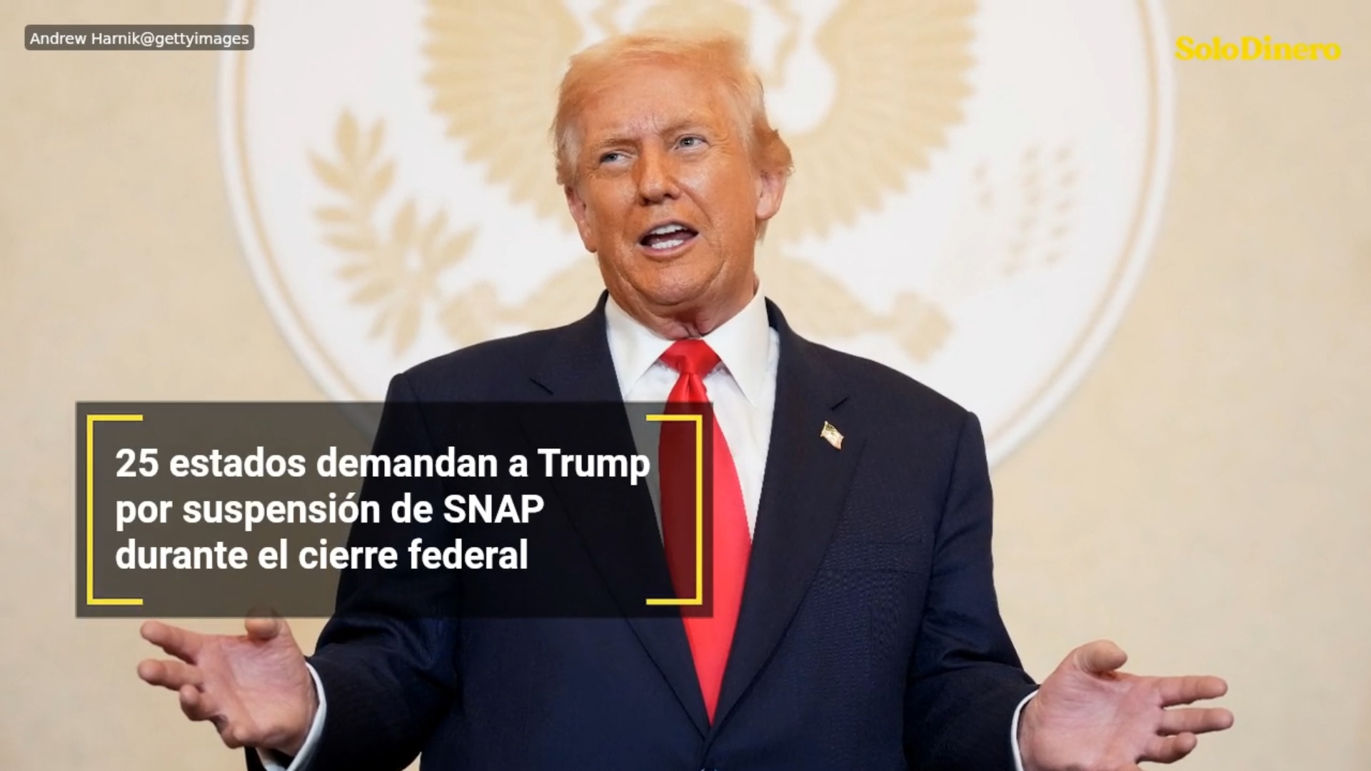 25 estados demandan a Trump por suspensión de SNAP durante el cierre ...