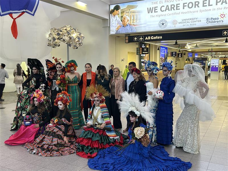 Catrina Parade at El Paso Airport honors Día de los Muertos