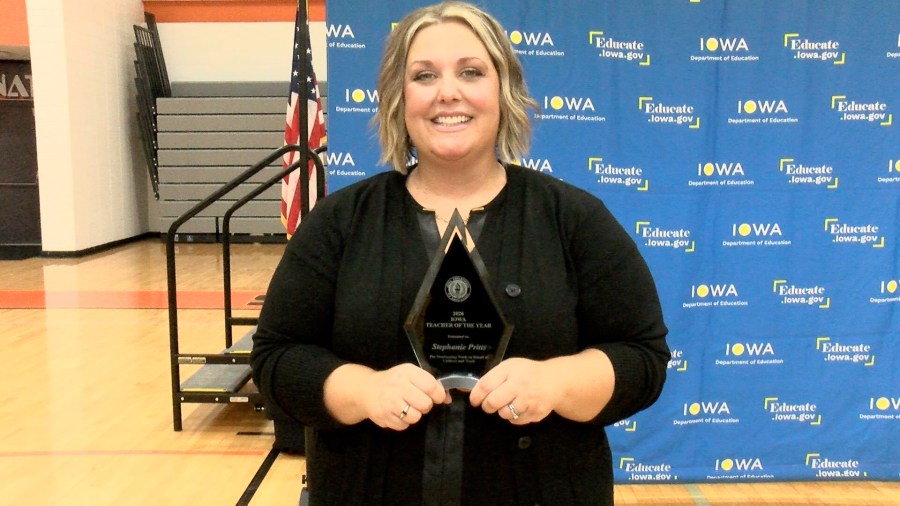 Sheldon teacher named 2026 Iowa Teacher of the Year