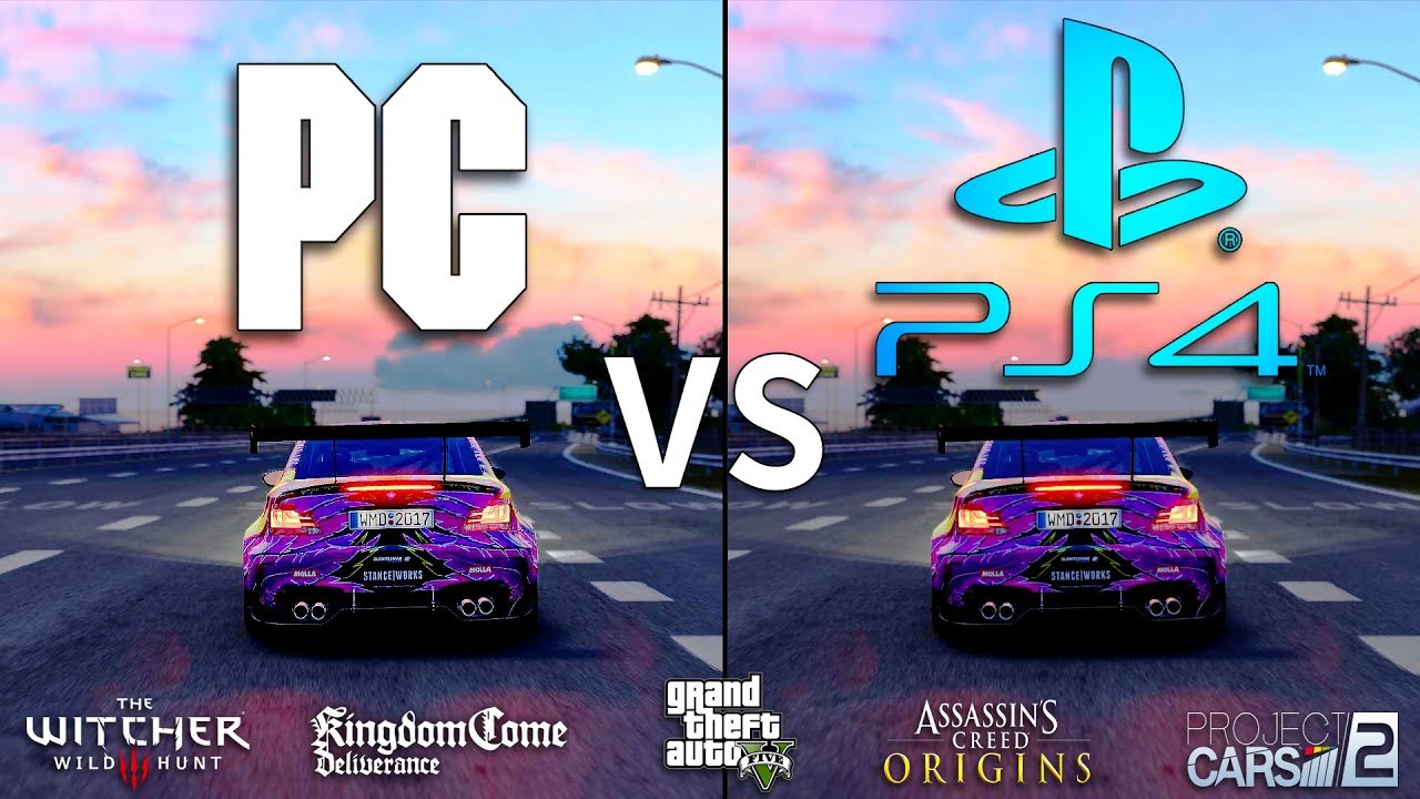 PC vs PS4 graphics comparison