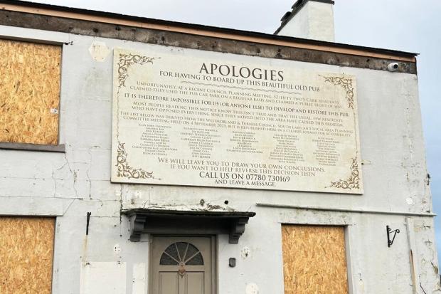 Planning battle between millionaire owner of pub and villagers heats up