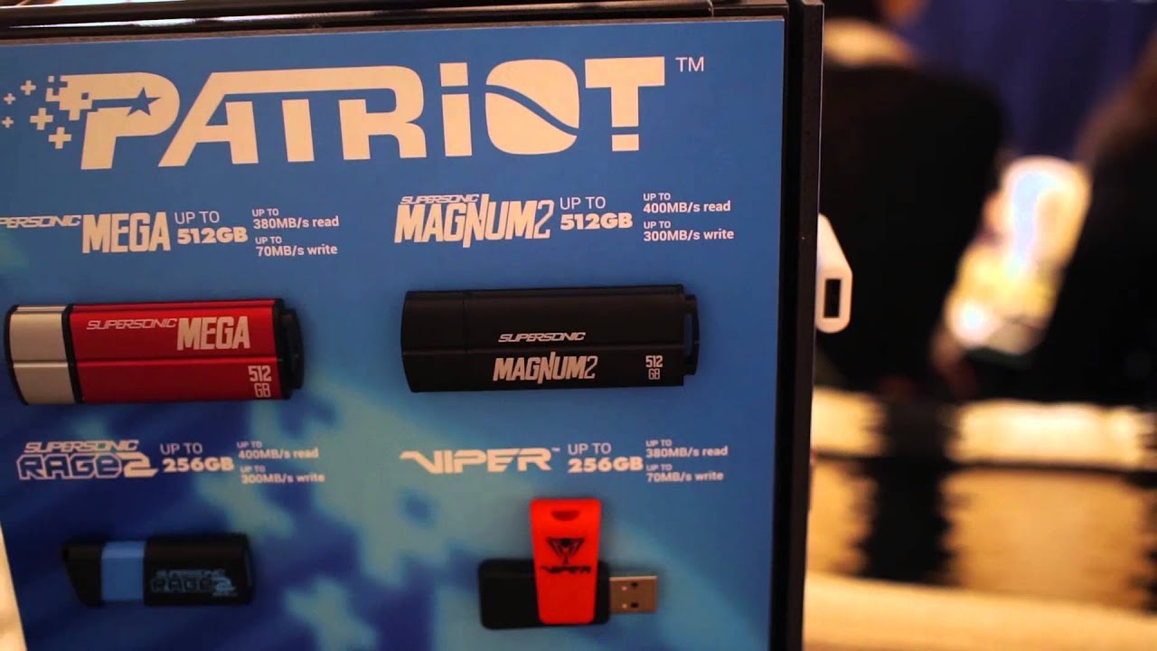 New Patriot USB flash drives @ CES 2016