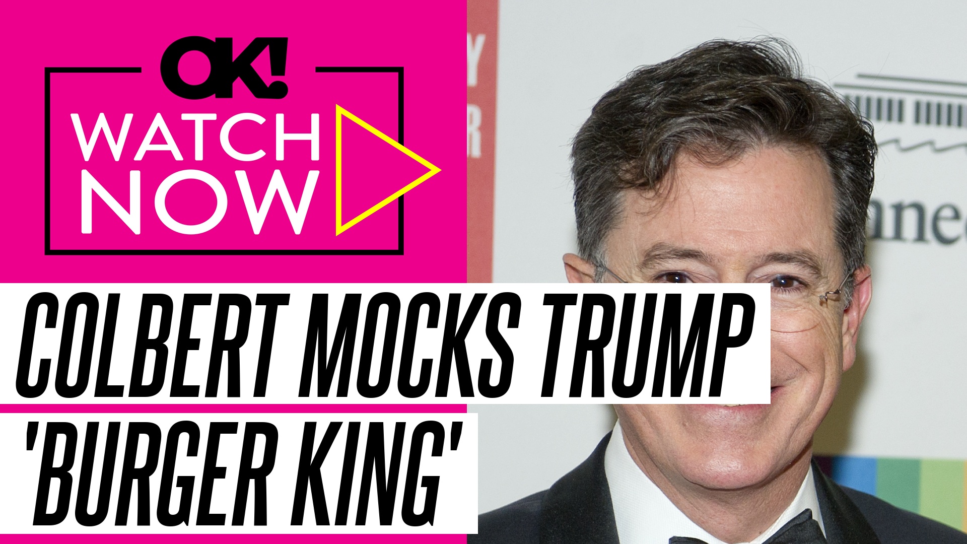 Stephen Colbert Calls Donald Trump 'The Burger King' as He Trolls ...
