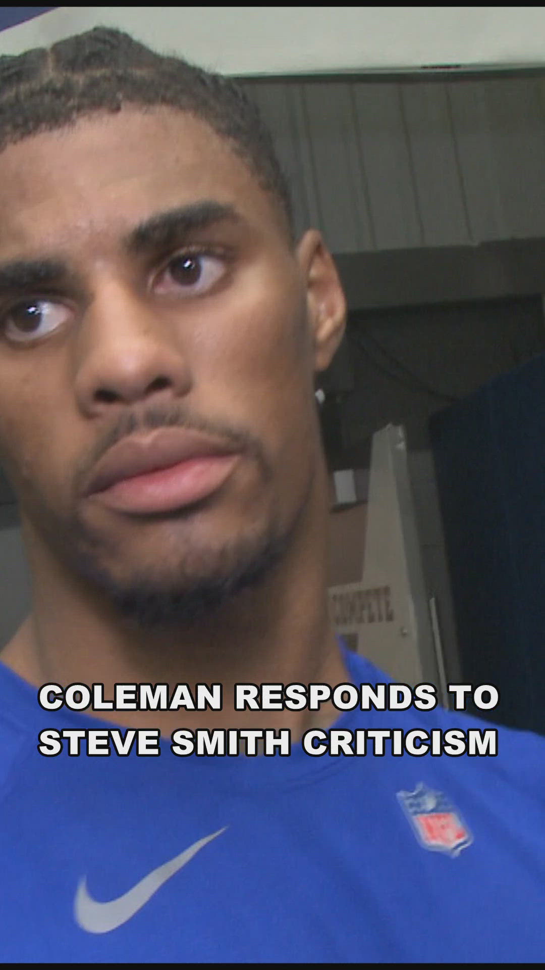 Keon Coleman responds to Steve Smith criticism