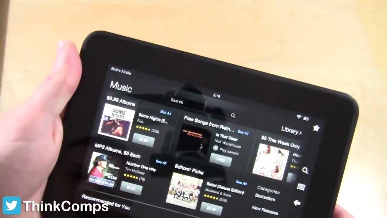 Amazon Kindle Fire HD unboxing & overview