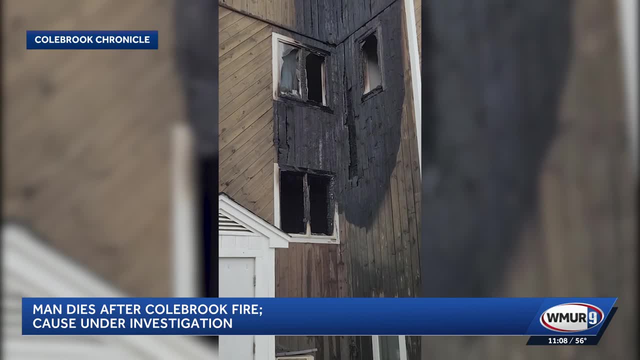 Man dies after fire at Colebrook apartment building