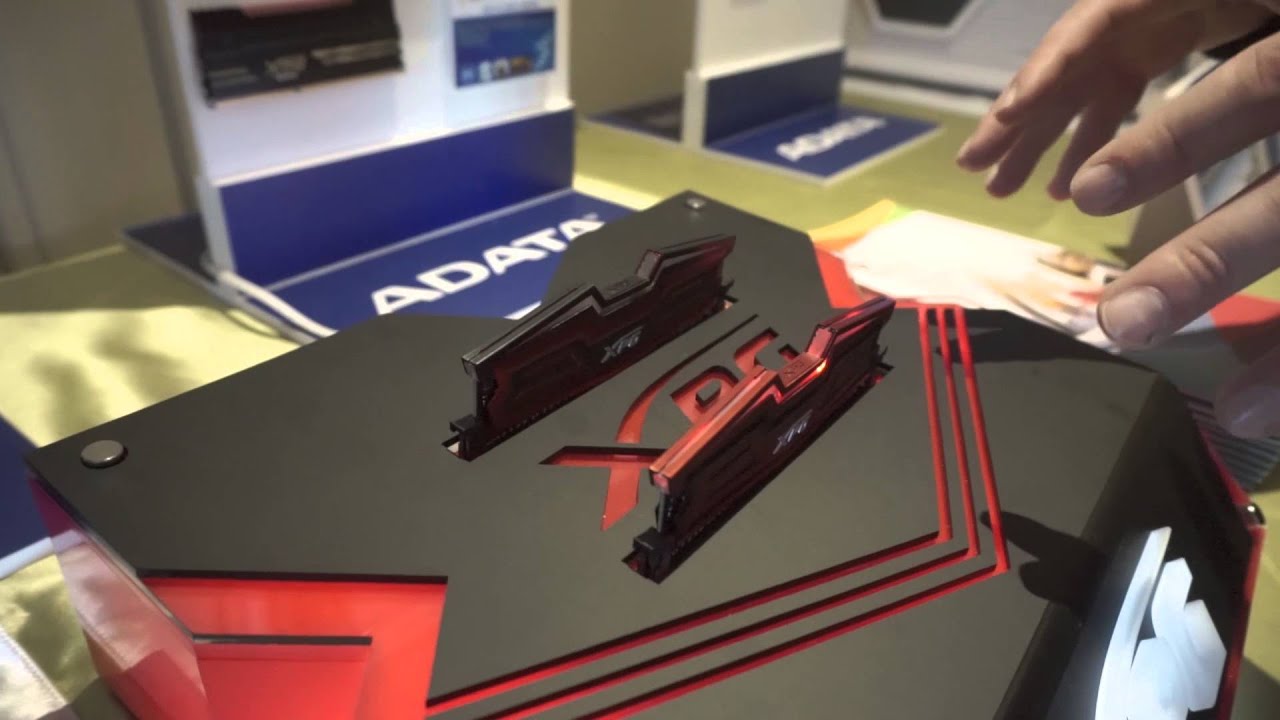 ADATA XPG Dazzle DDR4 memory @ CES 2016