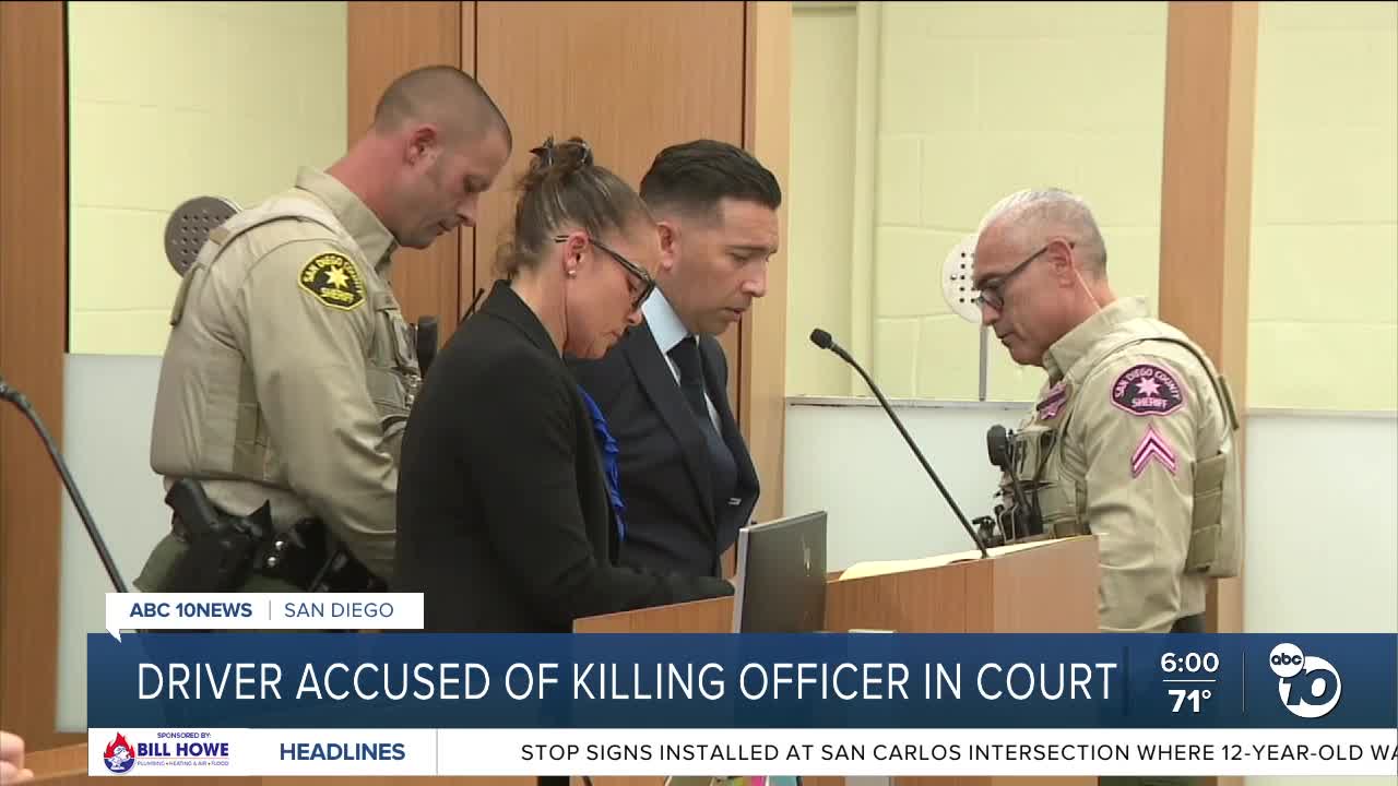 Navy sailor accused of death La Mesa officer pleads not guilty, bail ...