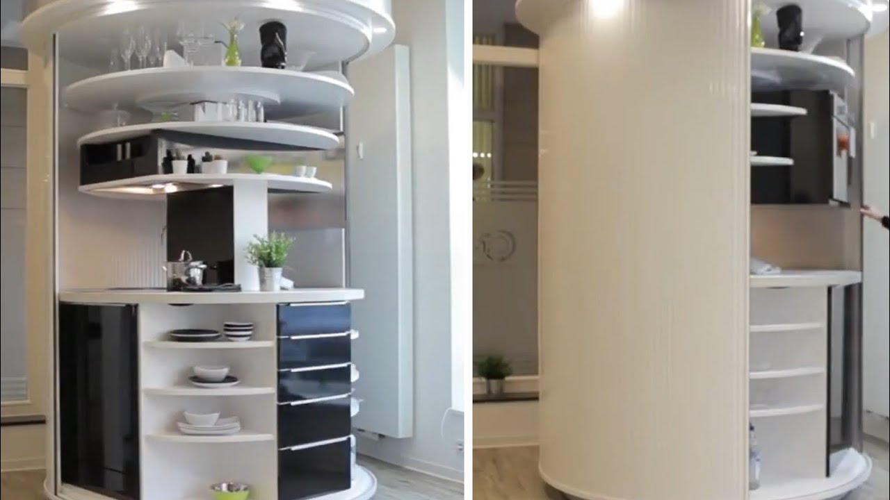 The circular all-in-one kitchen that can fit in any tiny home