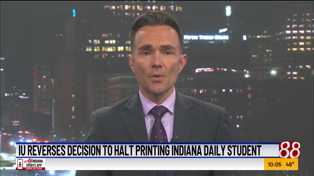 IU reverses decision to halt printing Indiana Daily Student