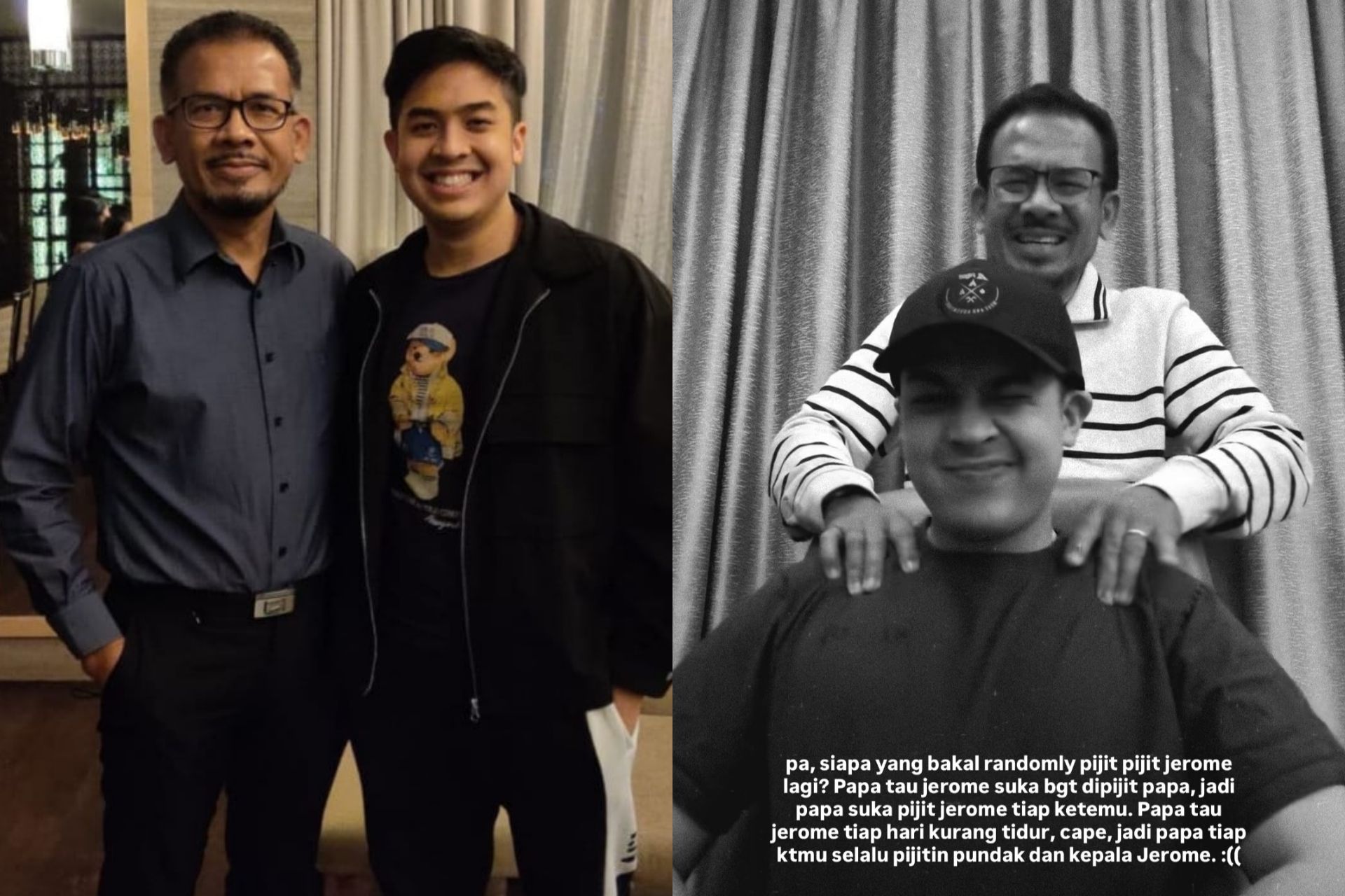 Jerome Polin Ungkap Momen Terakhir Bersama Ayah Sebelum Meninggal ...