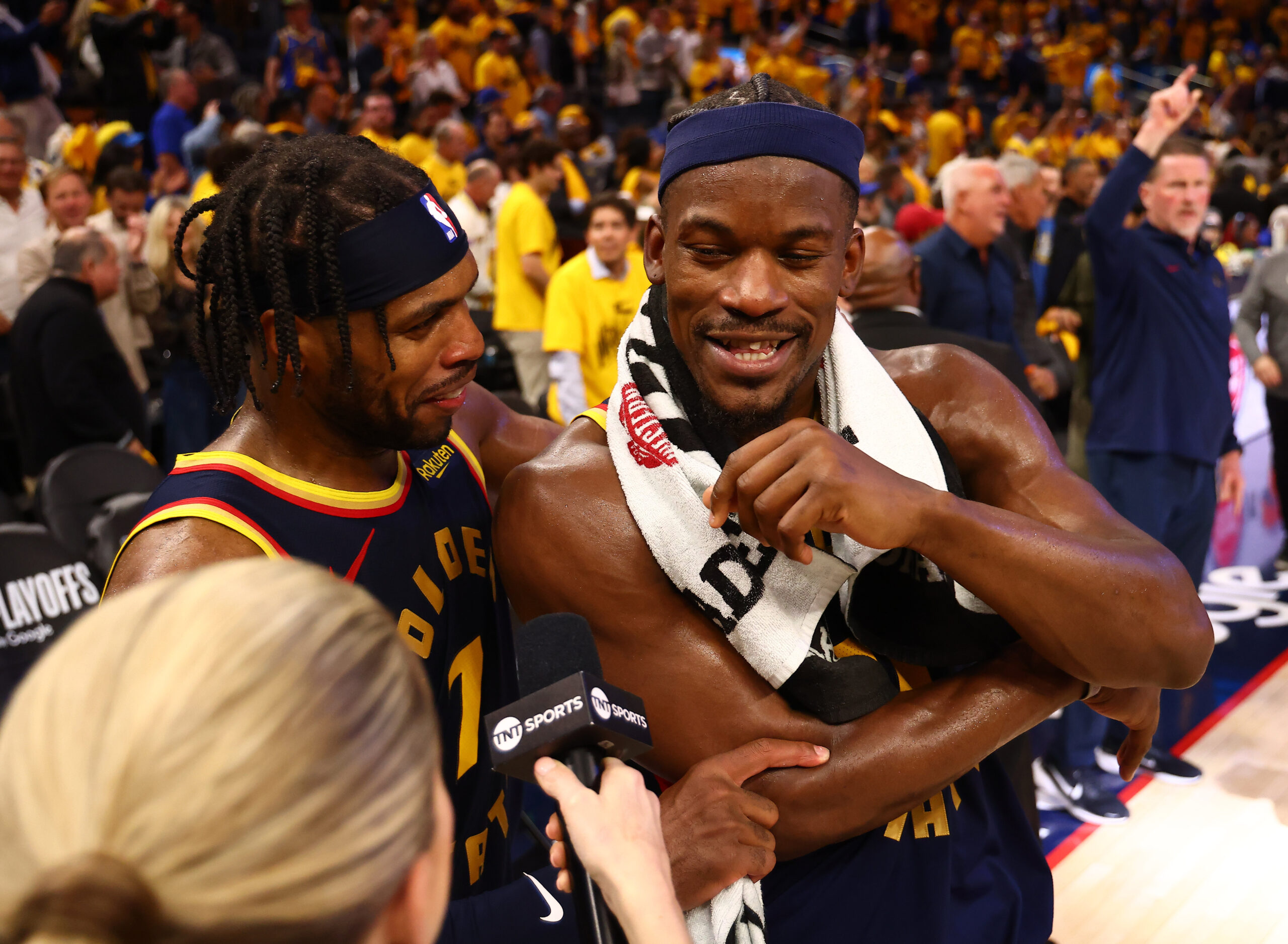 Jimmy Butler couldn’t believe an NBA fan was wearing his Warriors ...