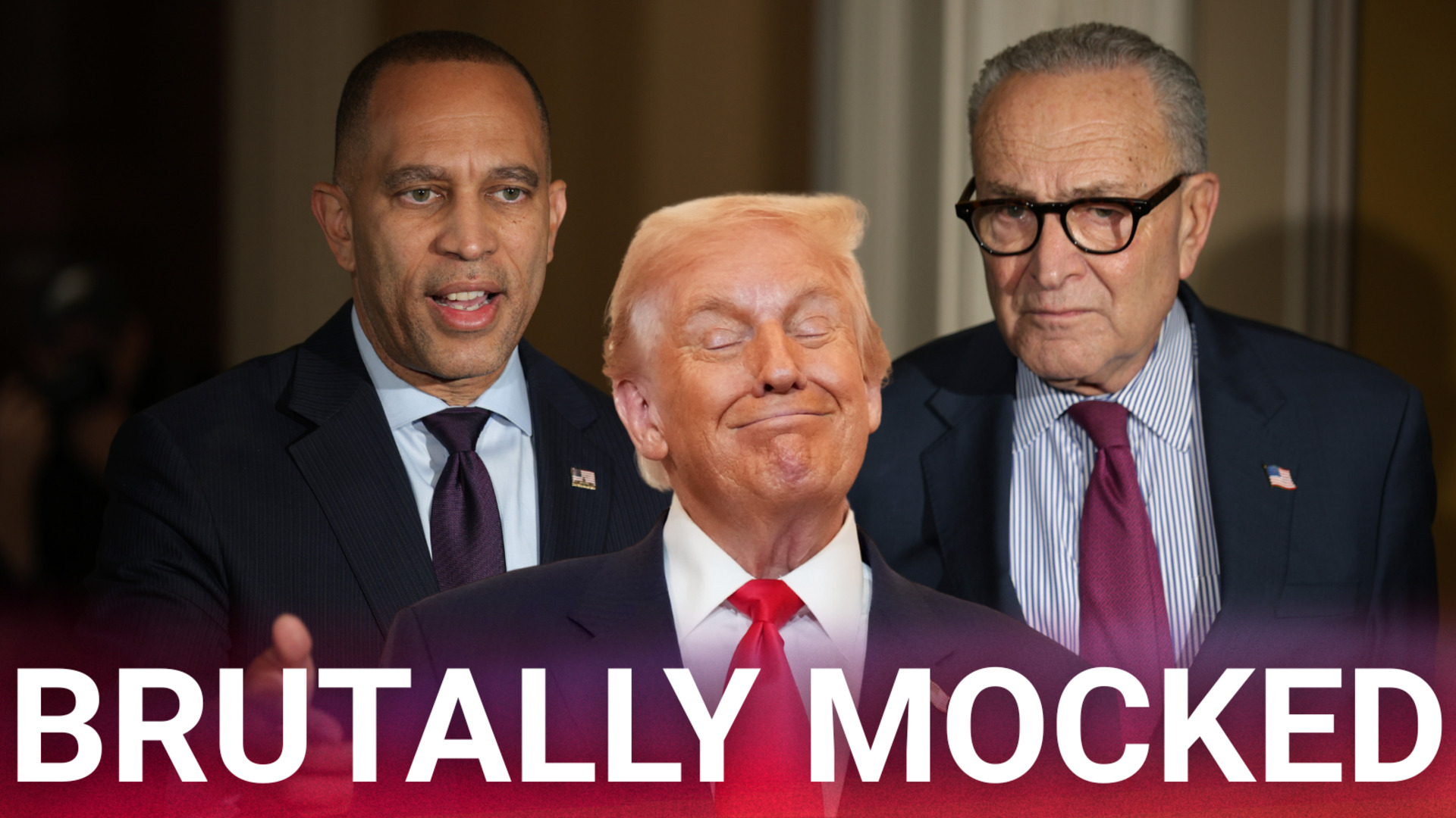 White House hilariously troll Chuck Schumer and Hakeem Jeffries as ...