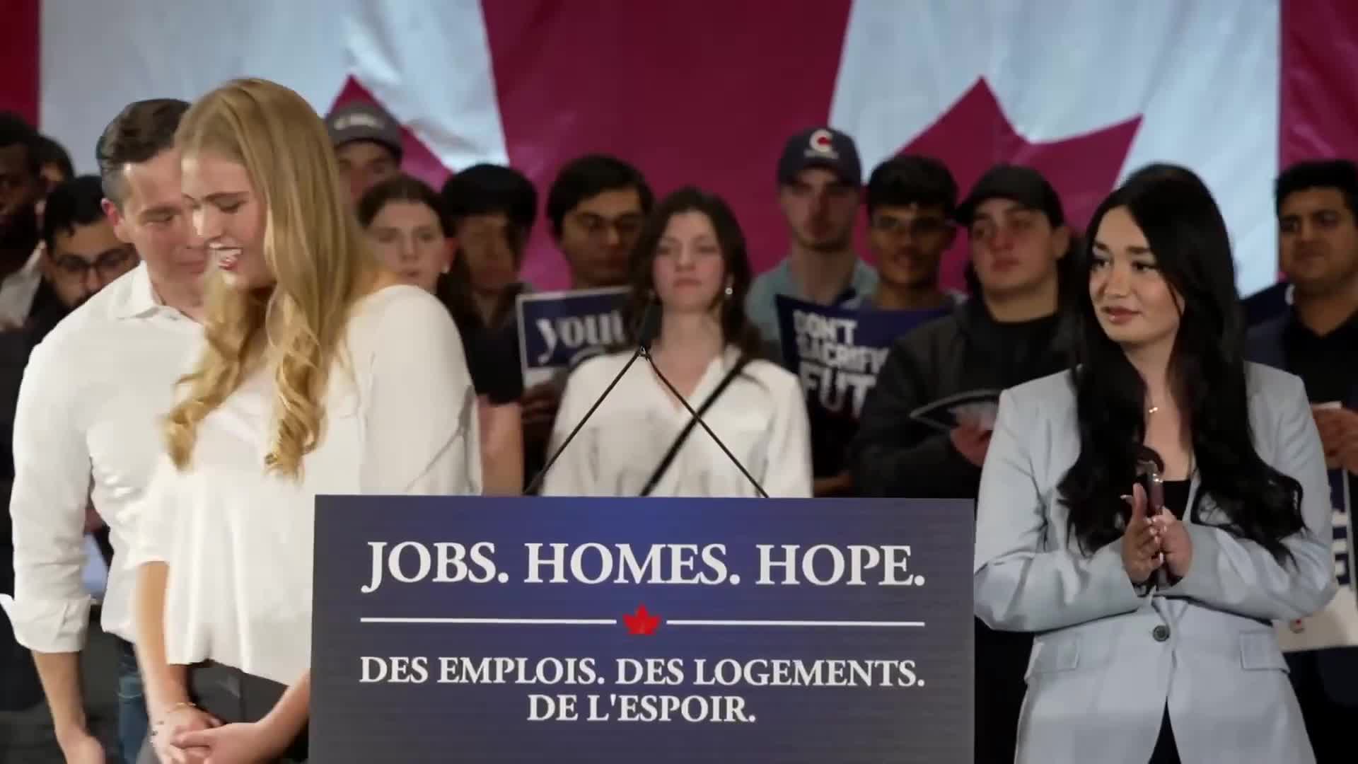 Pierre Poilievre delivers message of hope to young Canadians