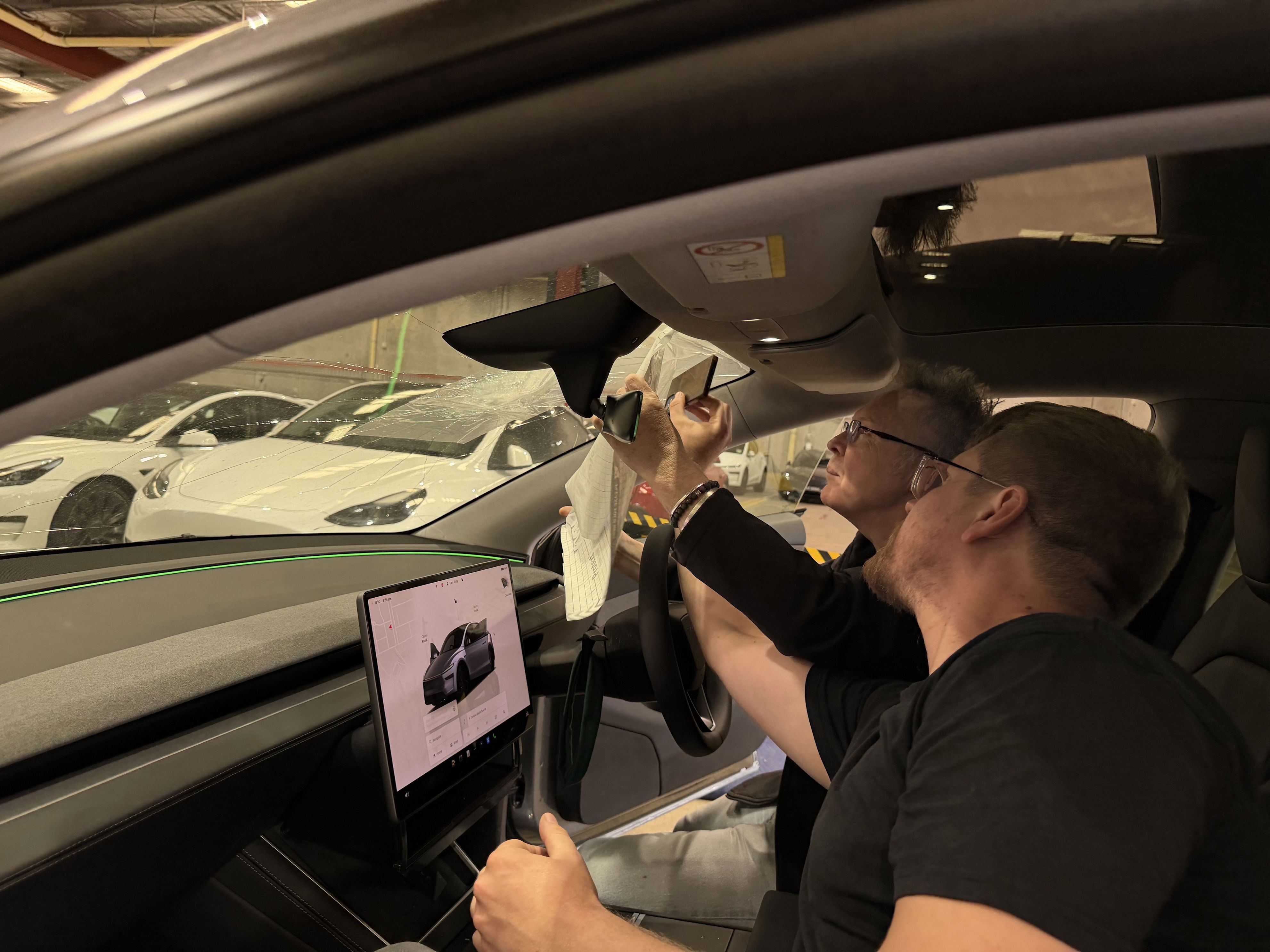 Brand new Tesla struck by suspected meteorite on remote Aussie highway