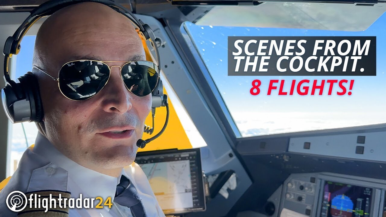 Flight deck SUPERCUT | CRUISE | Chatting with pilots [4K]