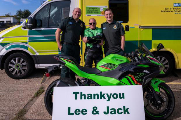 Motorcyclist seriously injured in Southend crash reunites with ...