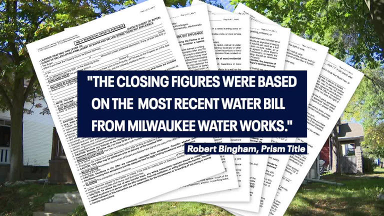 Man buys Milwaukee house; water bill for $19,000 a 'shock'