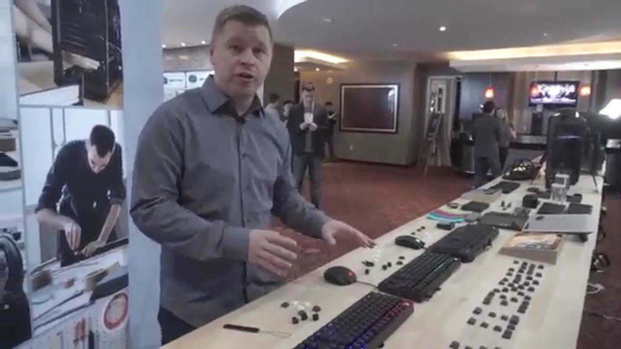 Cooler Master's new gaming keyboards for 2016 @ CES 2016