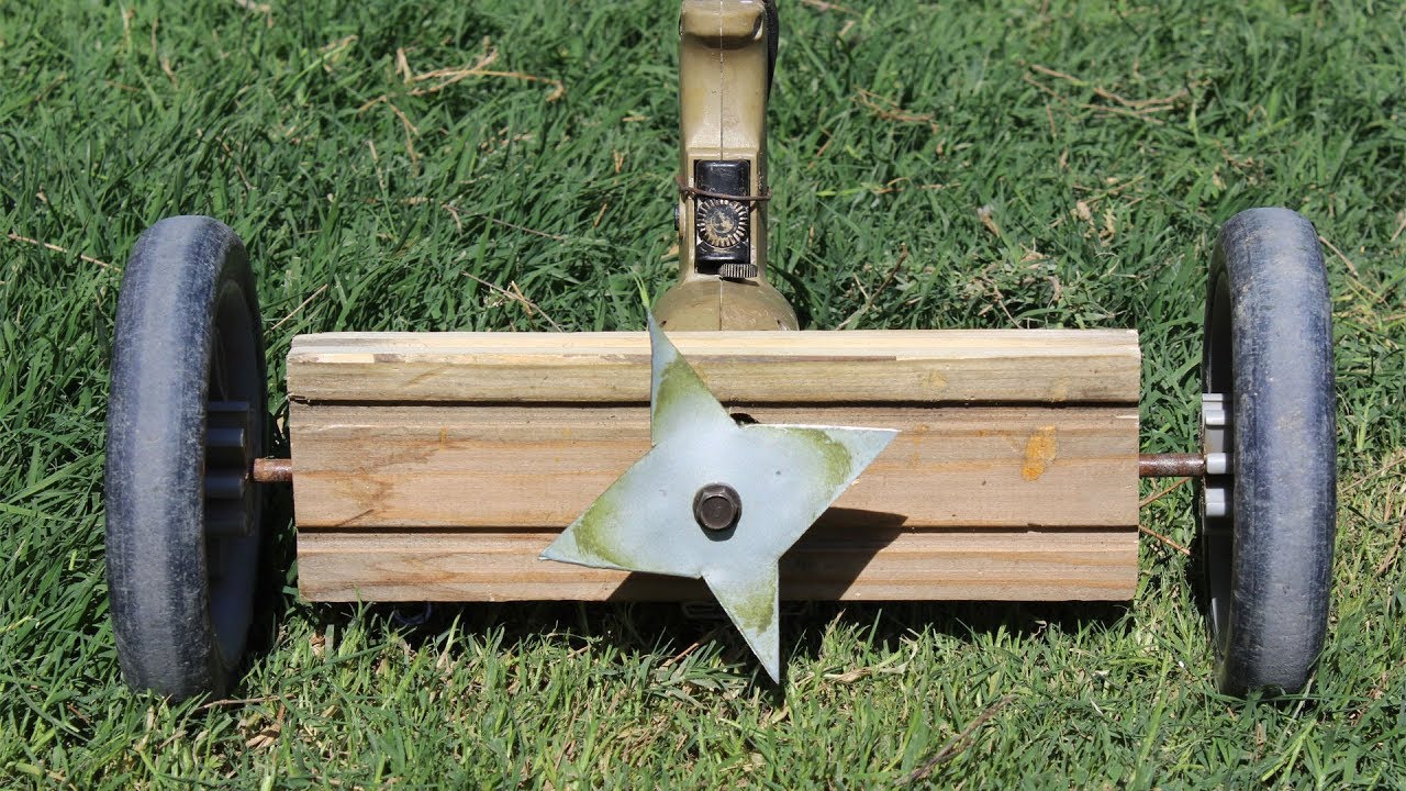 How to make a powerful grass cutter using drill machine