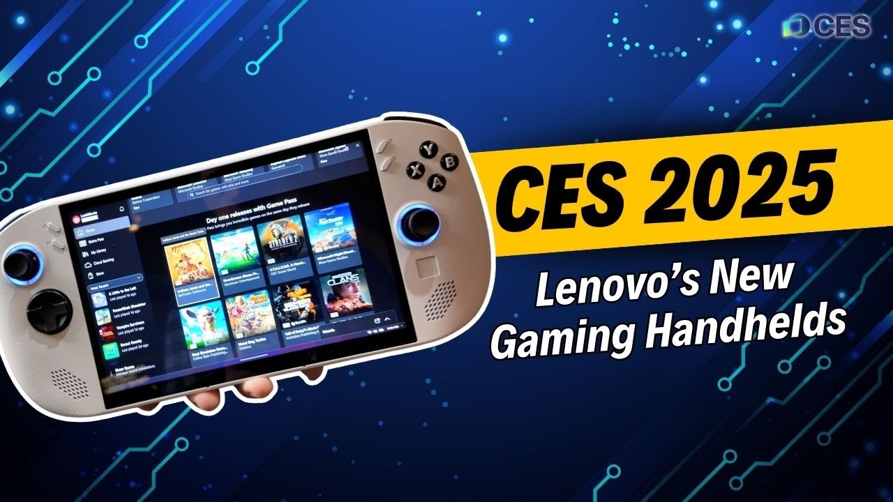 CES 2025: Lenovo's new gaming handhelds!