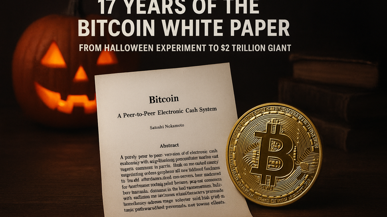 17 Years of the Bitcoin White Paper: From Halloween Experiment To $2 ...