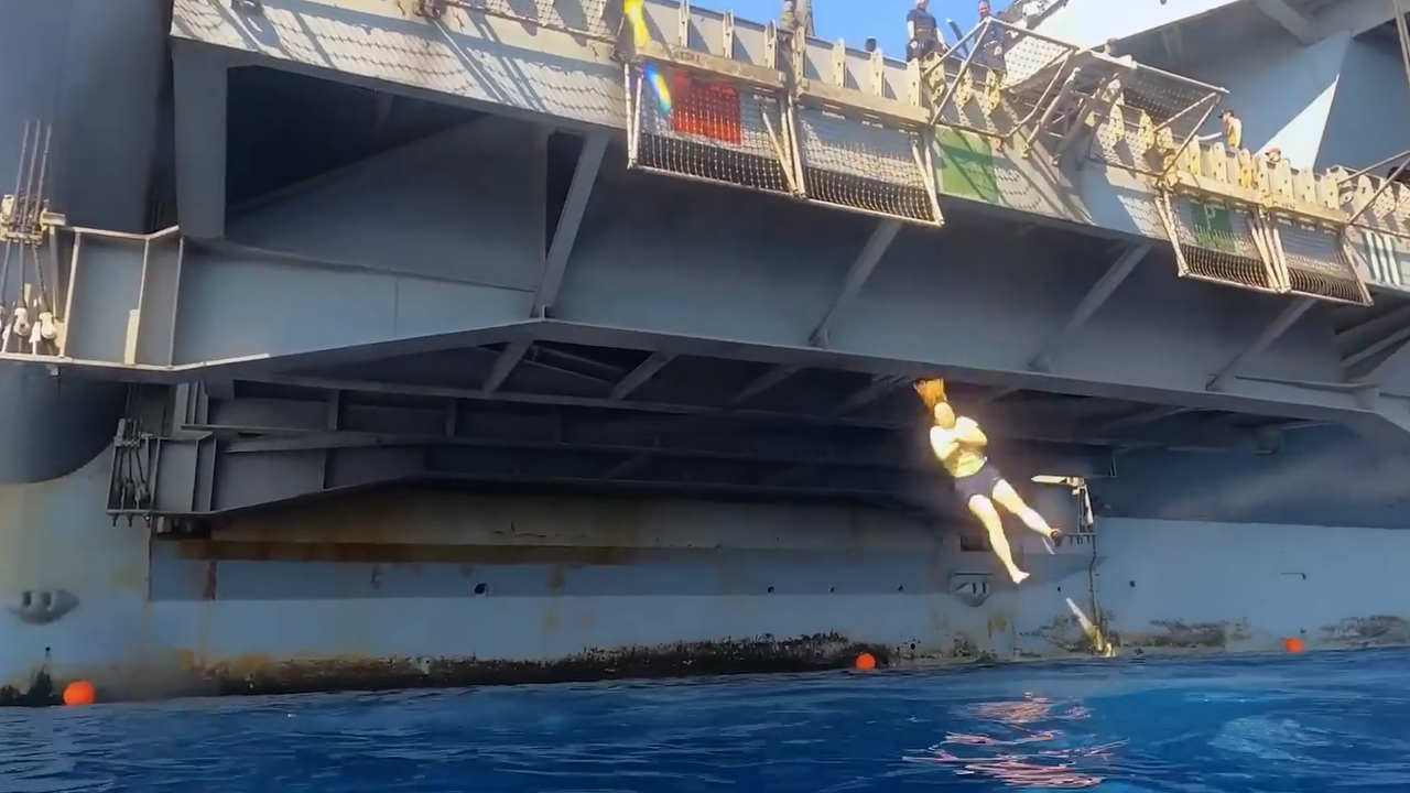 Why US Navy Sailors Gave Up Jumping Off Aircraft Carrier Decks