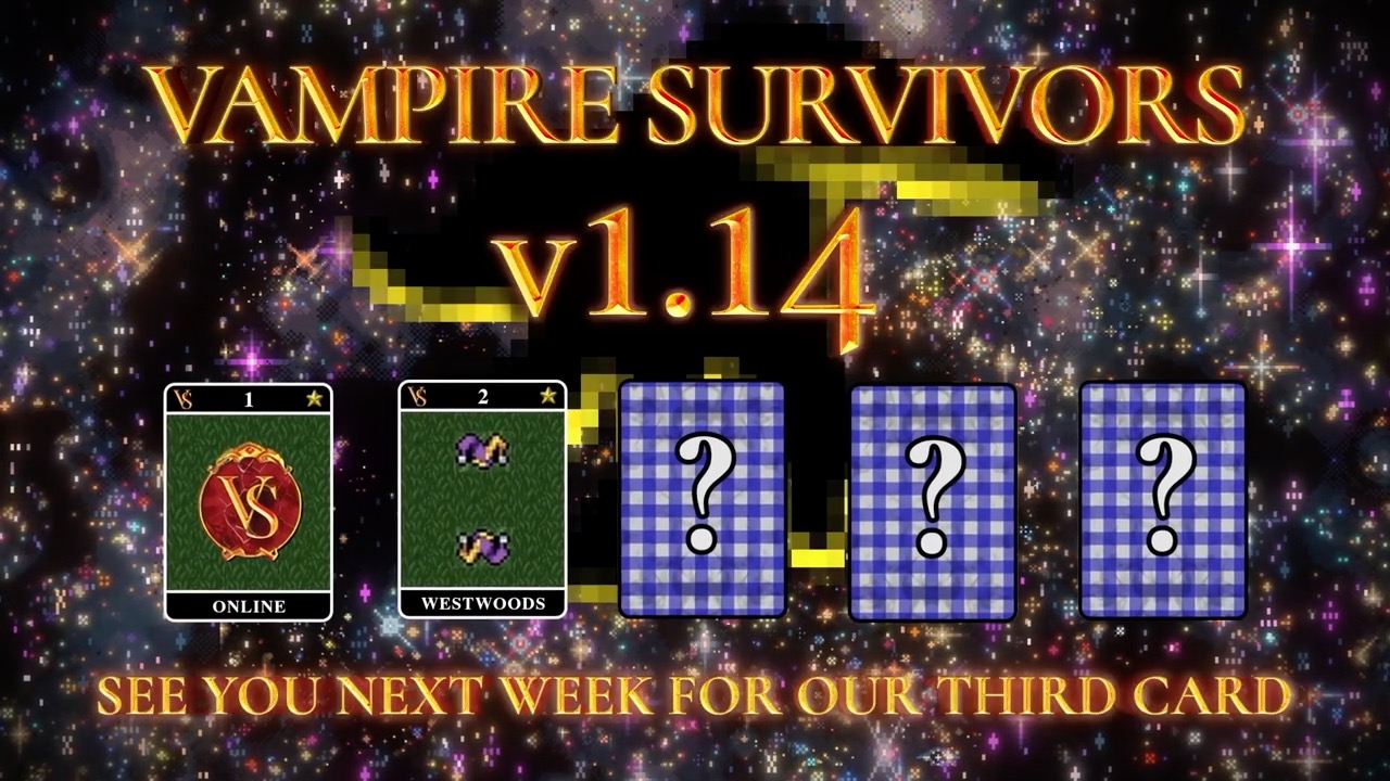 Vampire Survivors Official Version Westwoods Update Announcement Trailer