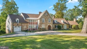 First Bank House of the Week: Exceptional Stone Manor in Newtown Square