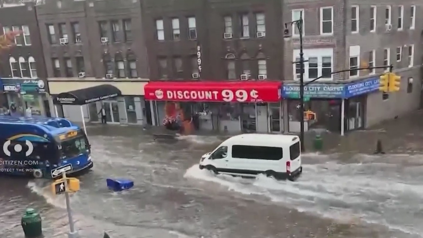 Two dead in NYC after 'torrential rainfall' brings flash flooding