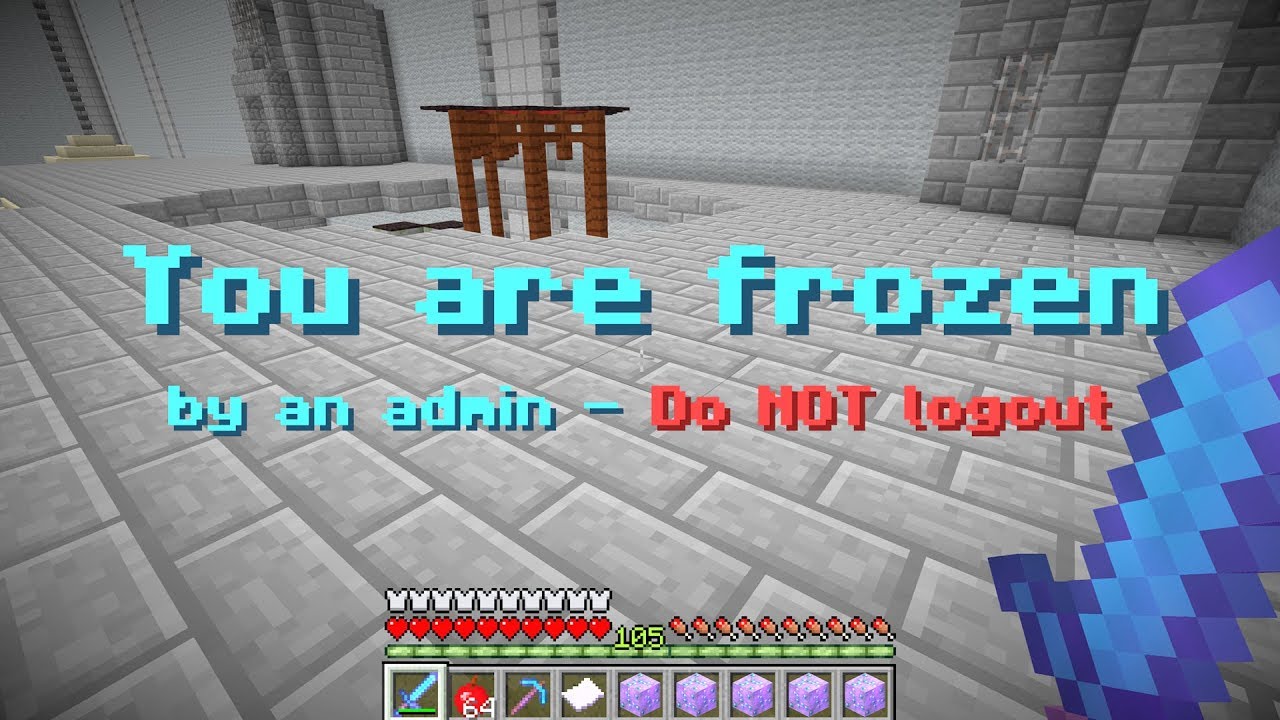 Admin bans me from my own Minecraft server