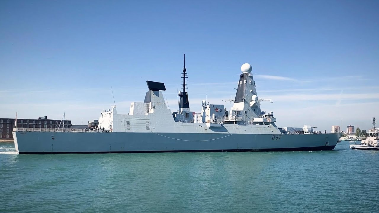 Royal Navy’s HMS Duncan Back in Portsmouth Following Sea Trials