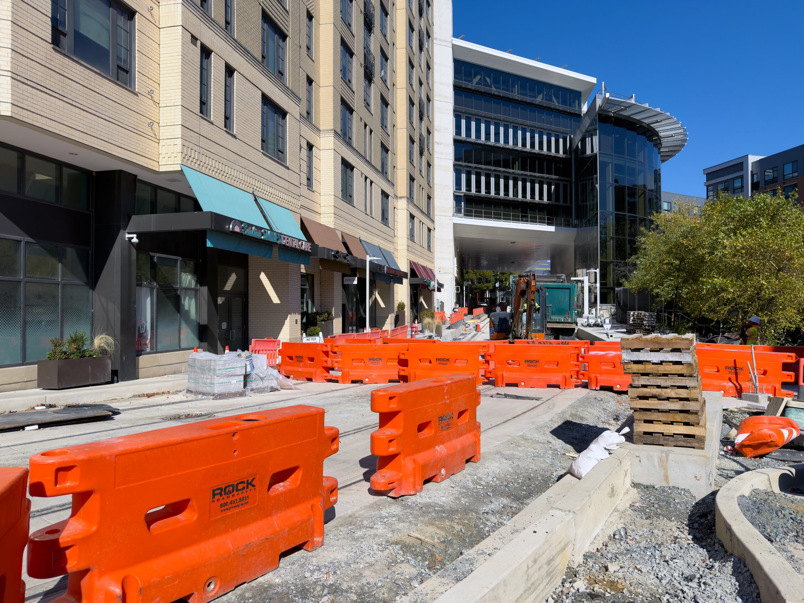 Silver Spring Library Station Sidewalk Reopens to Pedestrians