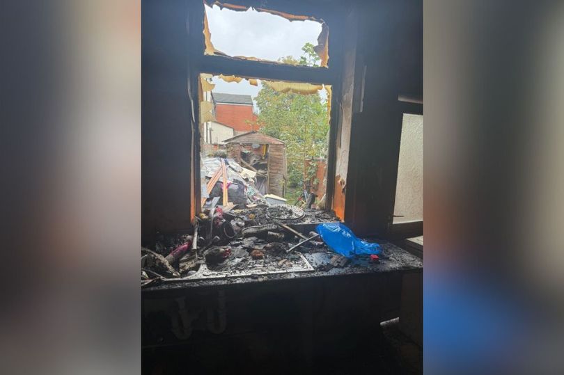 Family 'lucky to be alive' after fridge 'exploded' sparking huge fire
