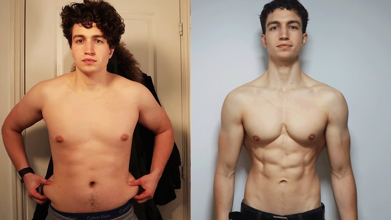1-year natural body transformation