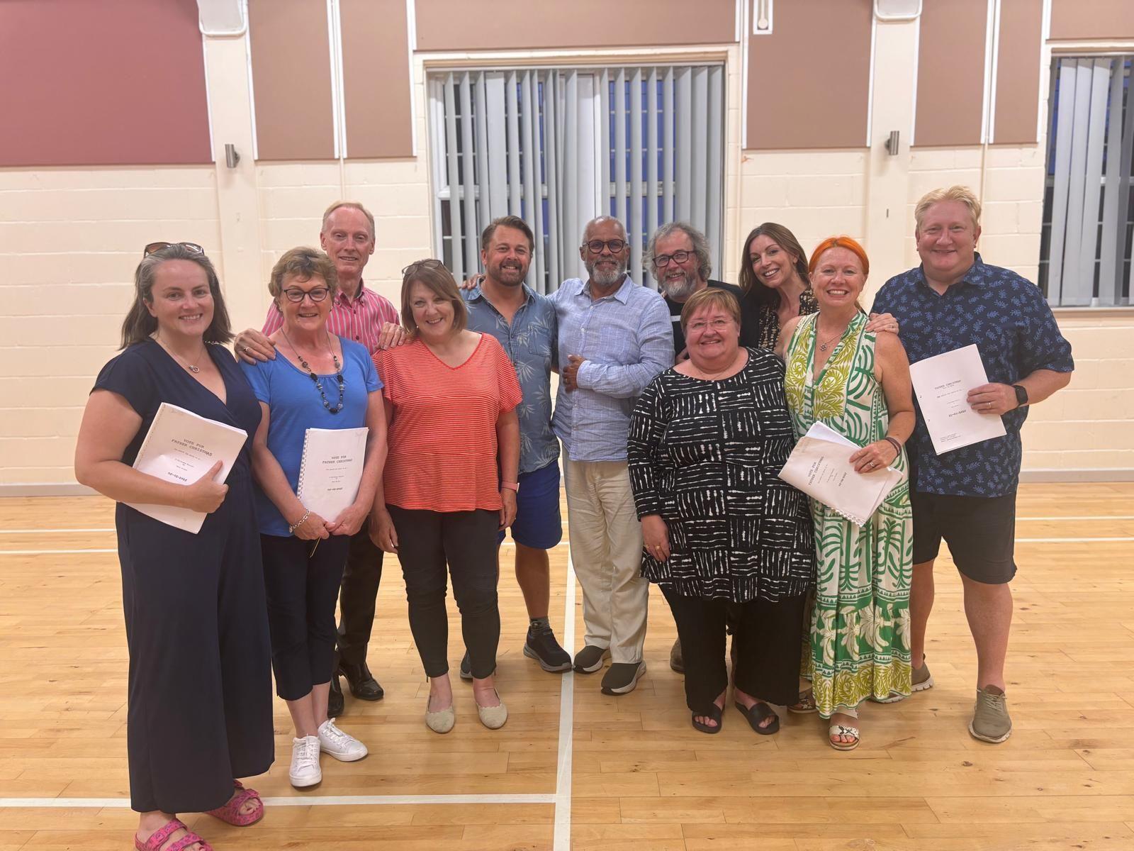 West End star gifts his new Christmas musical to local amdram society