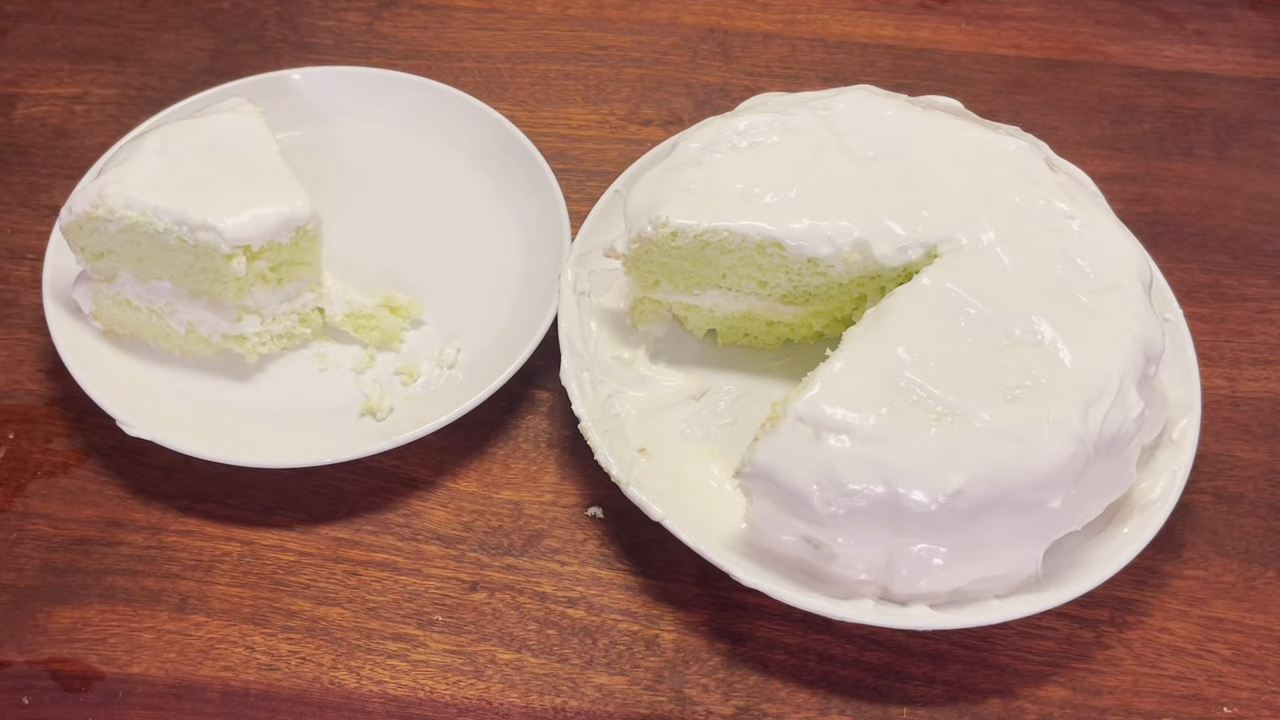 When wasabi meets cake... yikes