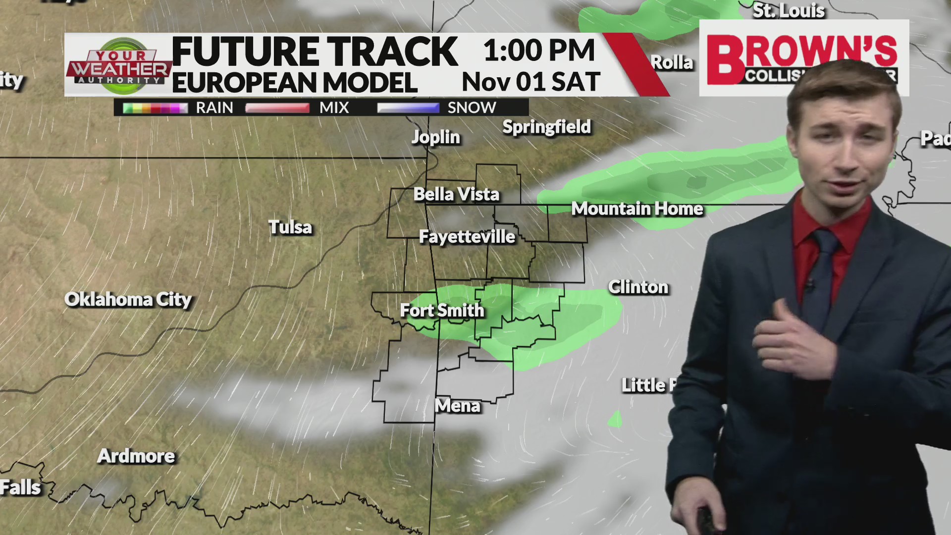 Friday, October 31 Morning Forecast - 7 a.m.