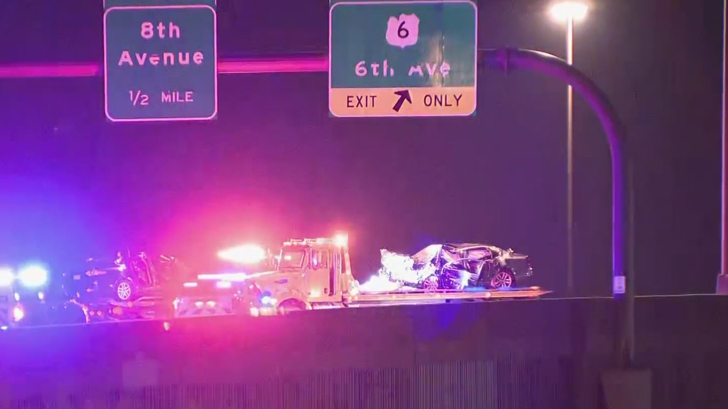 Deadly crash on I-25 at 6th Avenue involved wrong-way driver